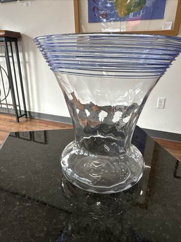 Steuben Threaded Art Glass, Early 20th Century. Thumb Print Pattern W ...