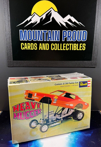 REVELL HEAVY HUGGER CHEVROLET CAMARO Z28 - 1:25 FUNNY CAR MODEL KIT ...