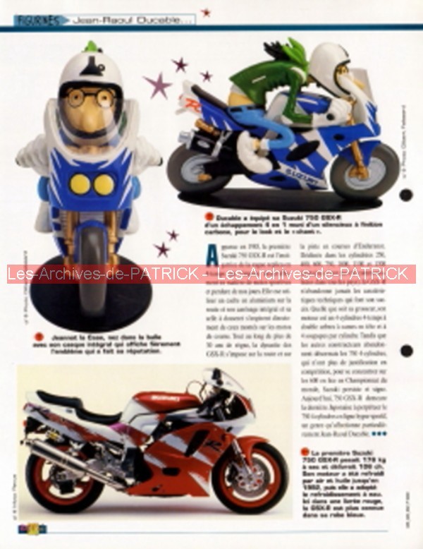 SUZUKI GSX-R 750 1993 GSXR Joe Bar Team Fiche Moto #007044 | eBay