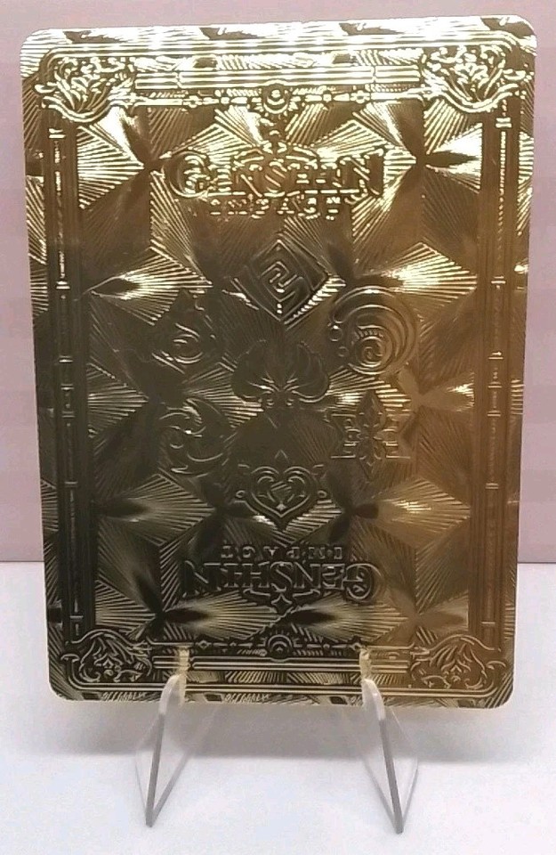 LYNEY Gold Foil Genshin Impact Waifu Trading Card | eBay