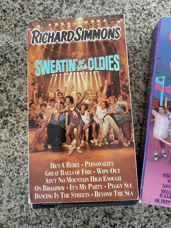 Richard Simmons Sweating To The Oldies Lot Of 3 VHS Tapes | eBay