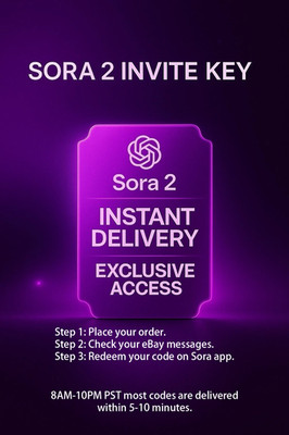 Sora 2 Invite Code - FAST DELIVERY!!! | eBay