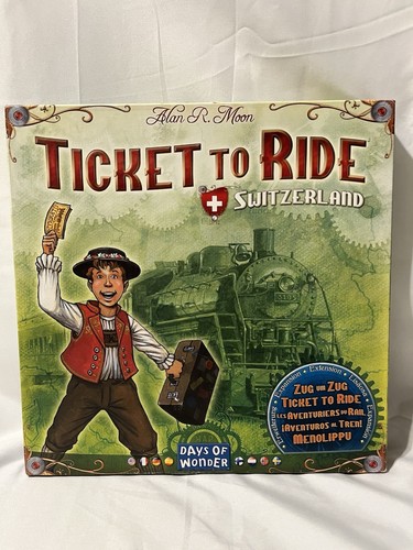 New Ticket to Ride Switzerland Days of Wonder Expansion | eBay