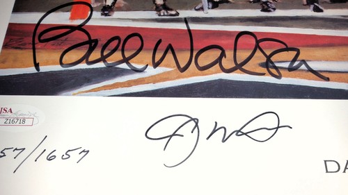 Bill Walsh Joe Montana & Danny Bunz signed The Stop Litho by Ben Teeter ...