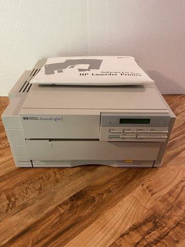 Vintage Hewlett Packard LaserJet 4MP Printer | eBay