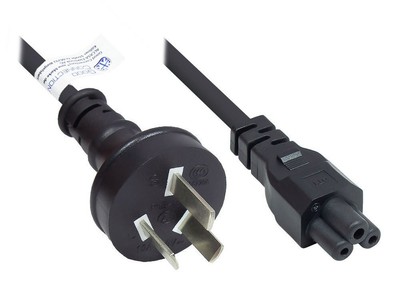 5x Netzkabel China Netz-Stecker Typ I (gerade) an C5 (gerade) für ...