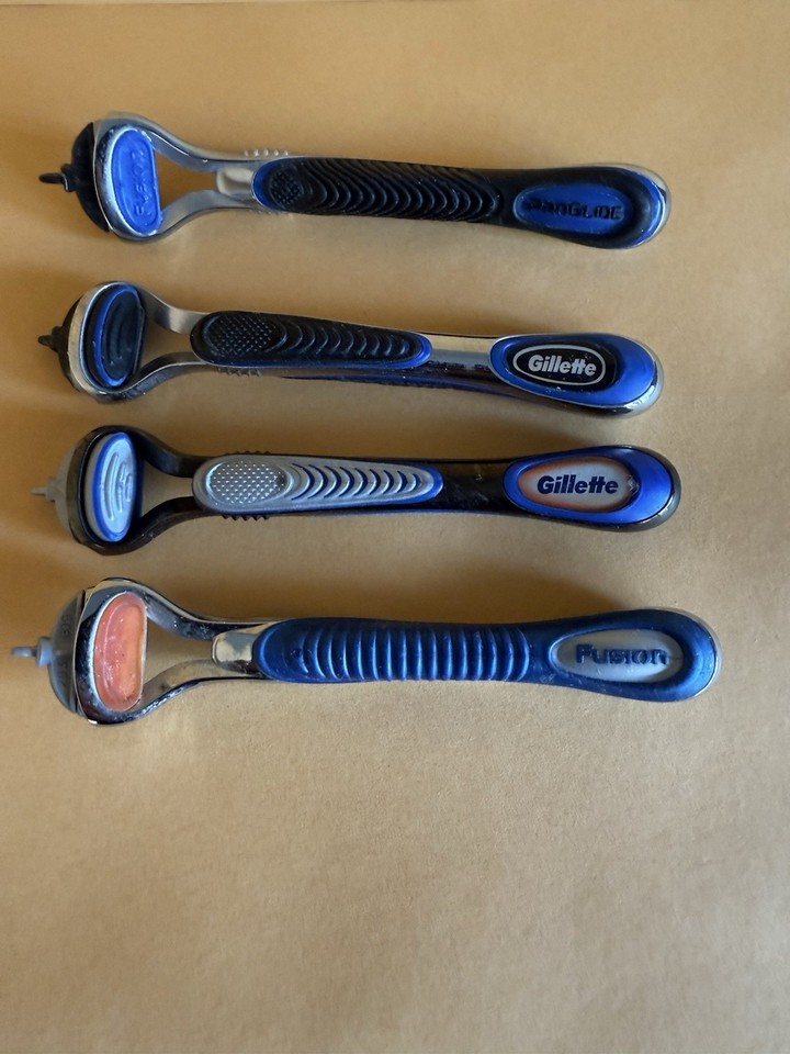 Lot of 11 GILLETTE Razor's Handles pre-owned Collectible | eBay
