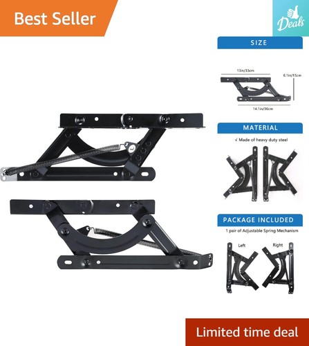 Heavy Duty Adjustable Futon Hinge Hardware: DIY Sofa Bed - Triple Click ...