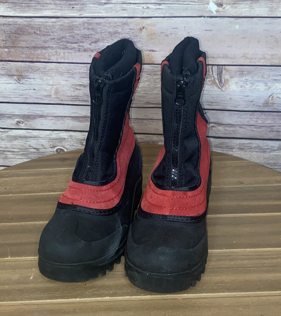 COLD FRONT TECH WEAR SNOW BUSTER BOOTS BIG GIRLS SZ 4 Red | eBay