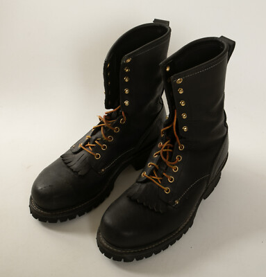 Carolina Boots (HSE) Safety Toe (JSF6) Black Leather Mens 9 D Steel ...