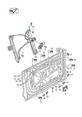 Genuine AUDI Audi Q8 RSQ8 4MN Window Regulator Without Motor 4M8837461 ...