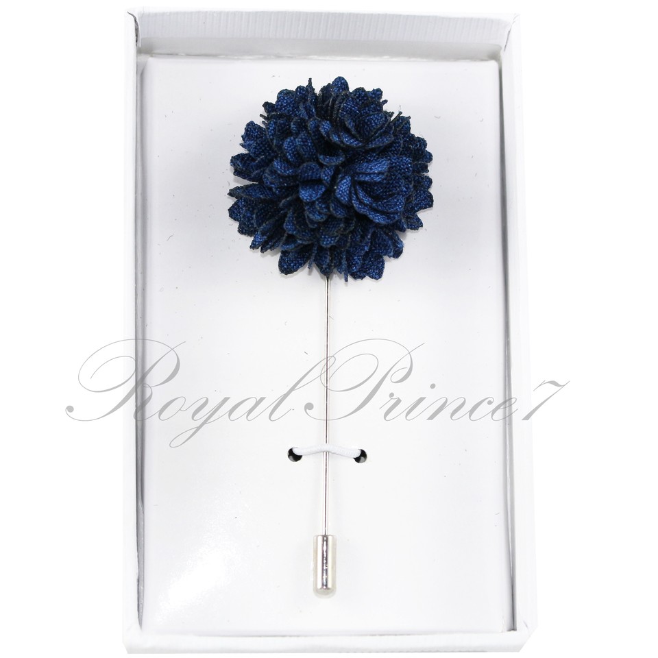 New in Box Mens Suit brooch chest buckle brooch Pin Floral flower lapel ...