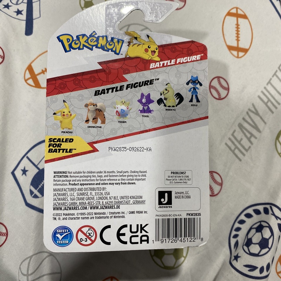 Pokemon Battle Ready! Toxel Battle Figure Pack New in Package Pkw2835 ...