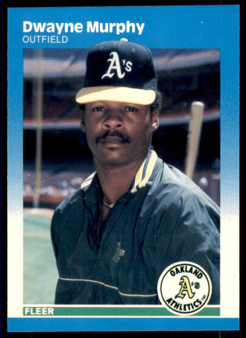 1987 Fleer Glossy Dwayne Murphy . Oakland Athletics #400 | eBay