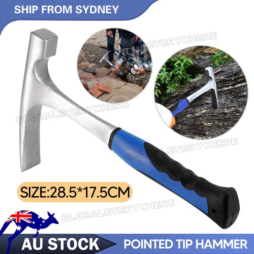 Geological Rock Pick Pointed Tip Hammer Geology Prospecting Gold Shock ...
