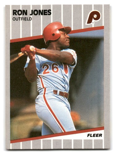 Ron Jones 1989 Fleer #574 Philadelphia Phillies BASEBALL | eBay