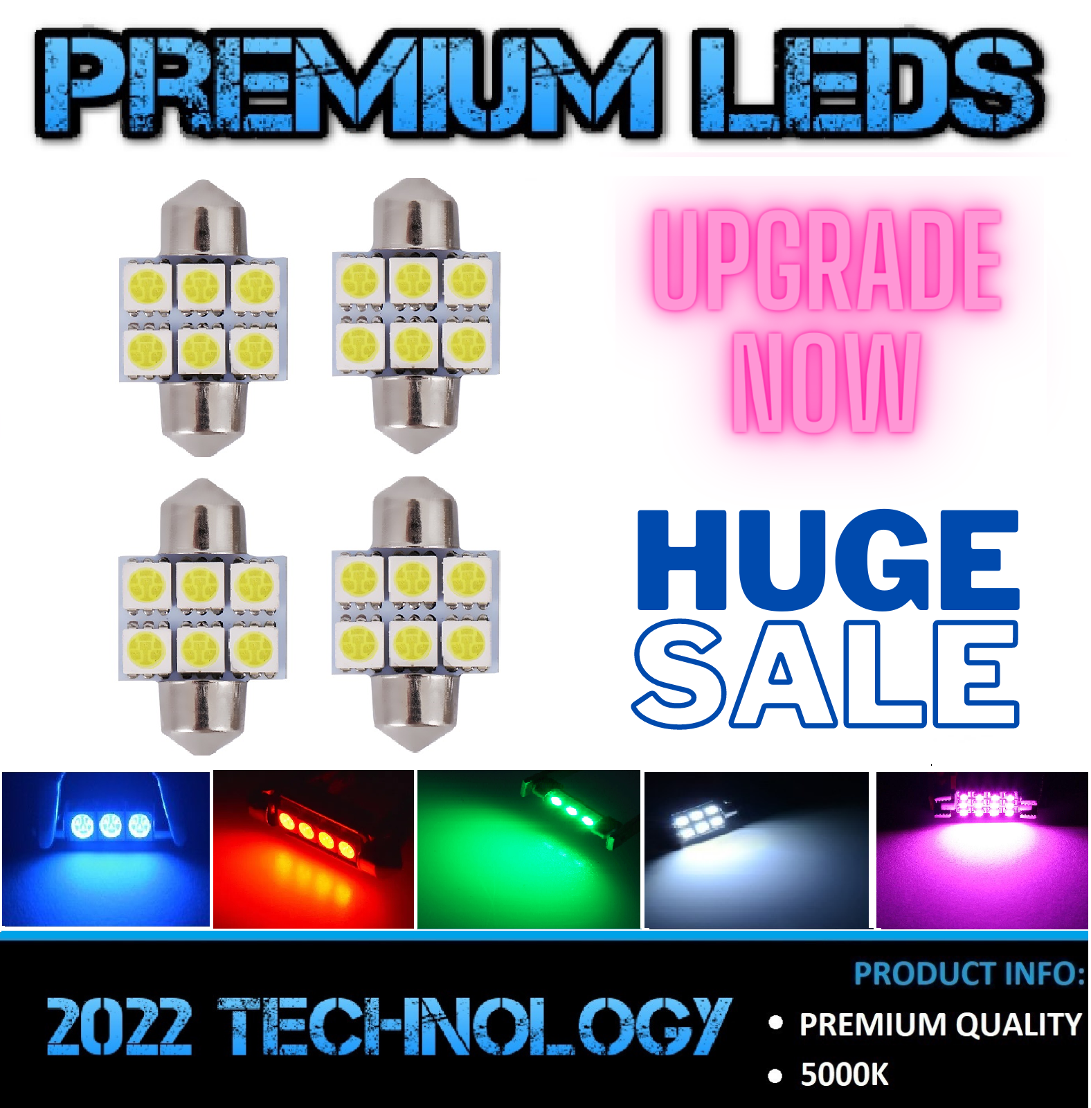PREMIUM for VAUXHALL ASTRA K 2015-2022 SUN VISOR VANITY MIRROR LED ...