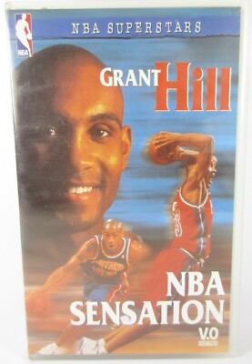 Cassette VHS Basket NBA Superstars Grant Hill NBA Sensation NBA Video ...