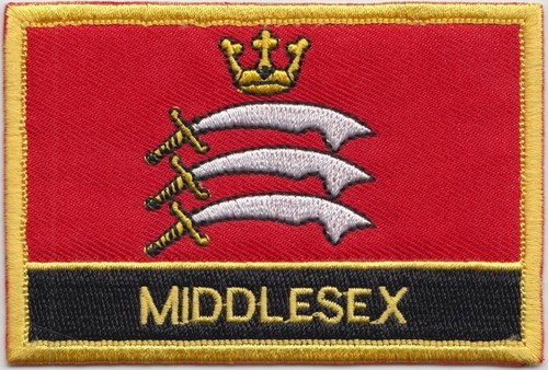 Middlesex County Flag Embroidered Patch Badge - Sew or Iron on | eBay