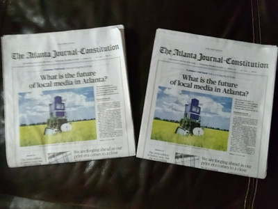 (2) AJC newspaper FINAL print last edition 12/31/2025 Collectible UGA ...