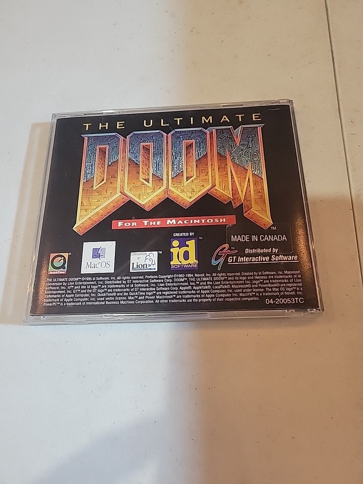 The Ultimate Doom For WINDOWS 95 - 04-10722JCB - The Ultimate Doom PC ...