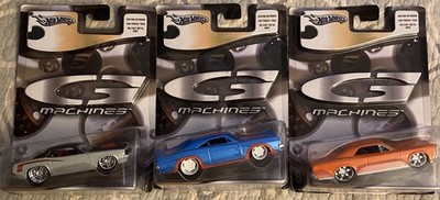 Hot Wheels New Sealed G Machines 1969 Charger & 1970 Hemi Cuda GTO x3 ...