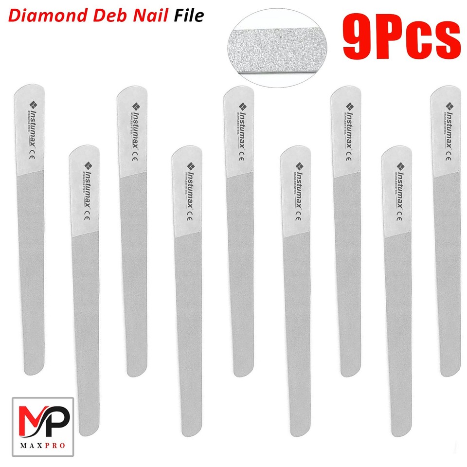 Professional 8" Diamond Dusted Nail File – Stainless Steel for Detailed ...