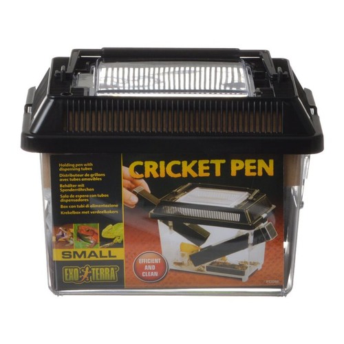 Exo Terra Cricket Pen Holds Crickets with Dispensing Tubes for Feeding ...