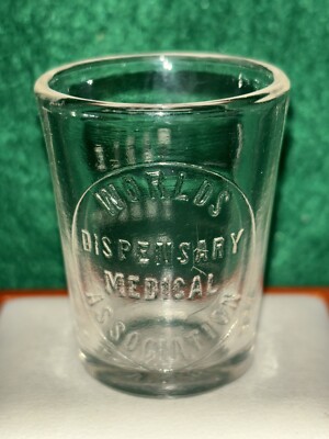 RARE!! Vintage 1900’s Glass World's Dispensary Medical Association ...