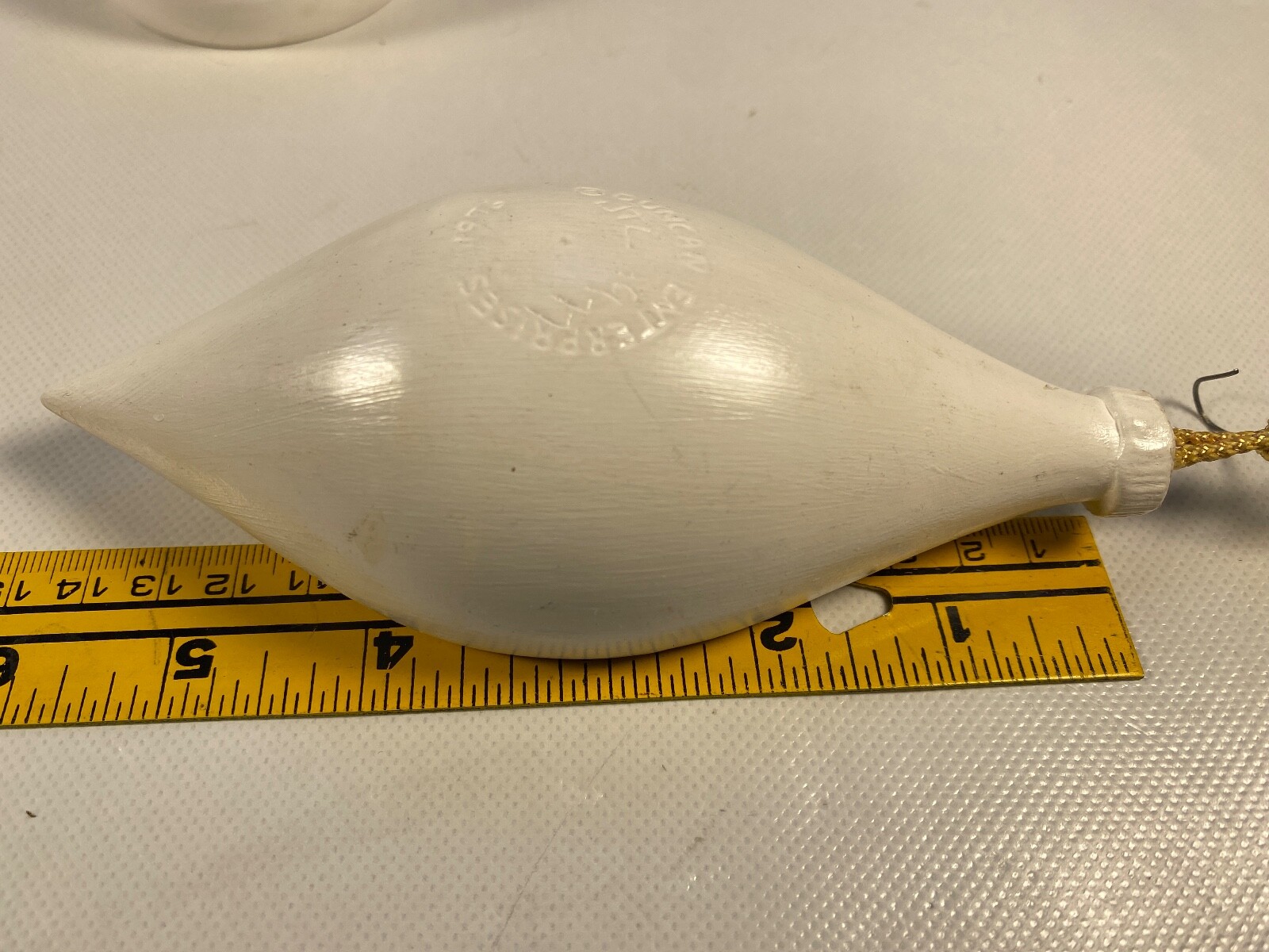 Vintage Duncan Enterprises 1976 Ceramic, Painted Christmas Ornaments ...