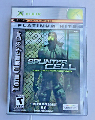 Tom Clancy Splinter Cell Microsoft XBox 2002 Video Game Sold by ...