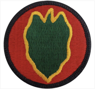 U S Army Patch 24th Infantry Division Ebay WW2 US Army 24th Infantry