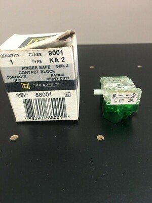 Square D Finger Safe Contact Block 9001 KA2 | eBay