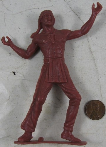 Vintage 5” Tall Marx Indian Plastic | eBay