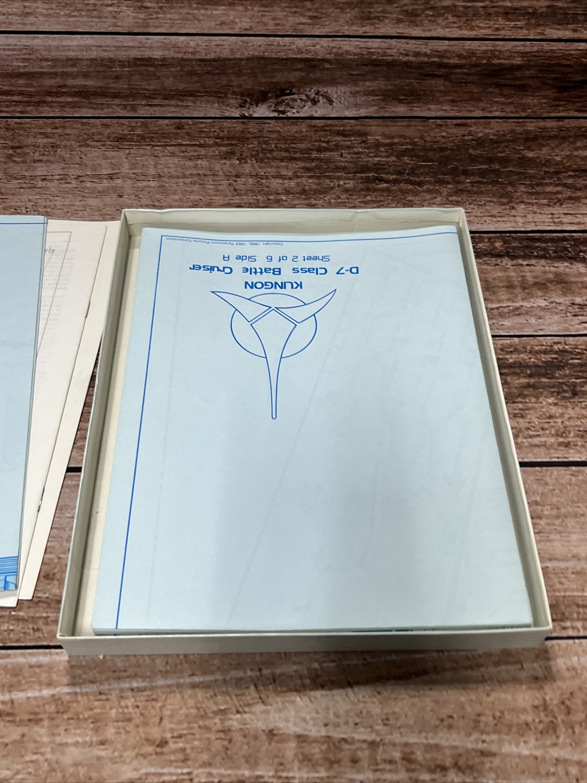 (46) FASA Star Trek RPG Klingon D-7 Class Battle Cruiser 15MM Deck ...