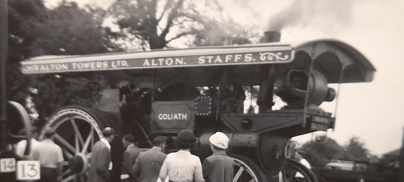 Vintage Alton Towers Goliath Steam Showmans Engine Curiosity Retro ...