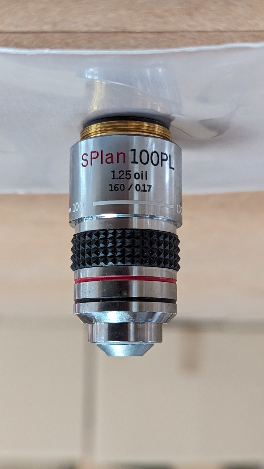 Olympus phase contrast objective lens SPlan 100 PL 1.25 oil 160/0.17 | eBay