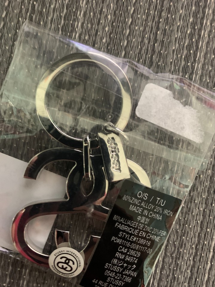 STUSSY Brand New Double S link keychain | eBay