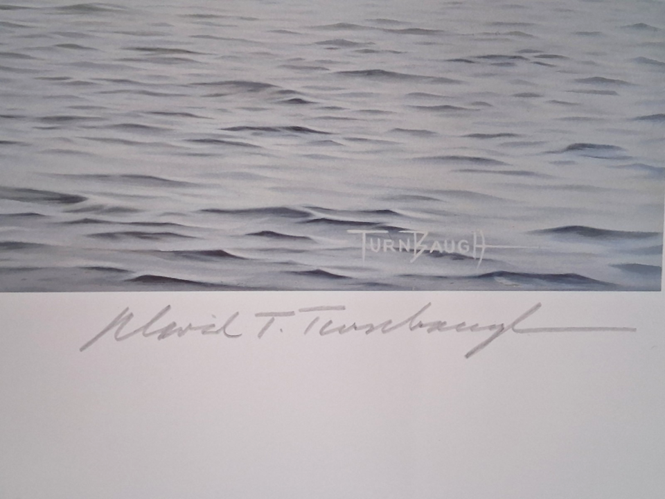 David Turnbaugh Evening At Tomas Point Light Lithograph Artist Signed ...