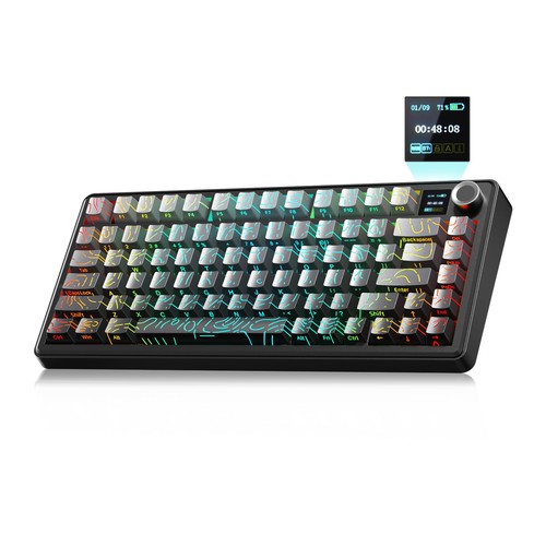x Aula F75 MAX Wireless Gaming Keyboard w/Smart Display & Knob,75% Hot Swappa... | eBay
