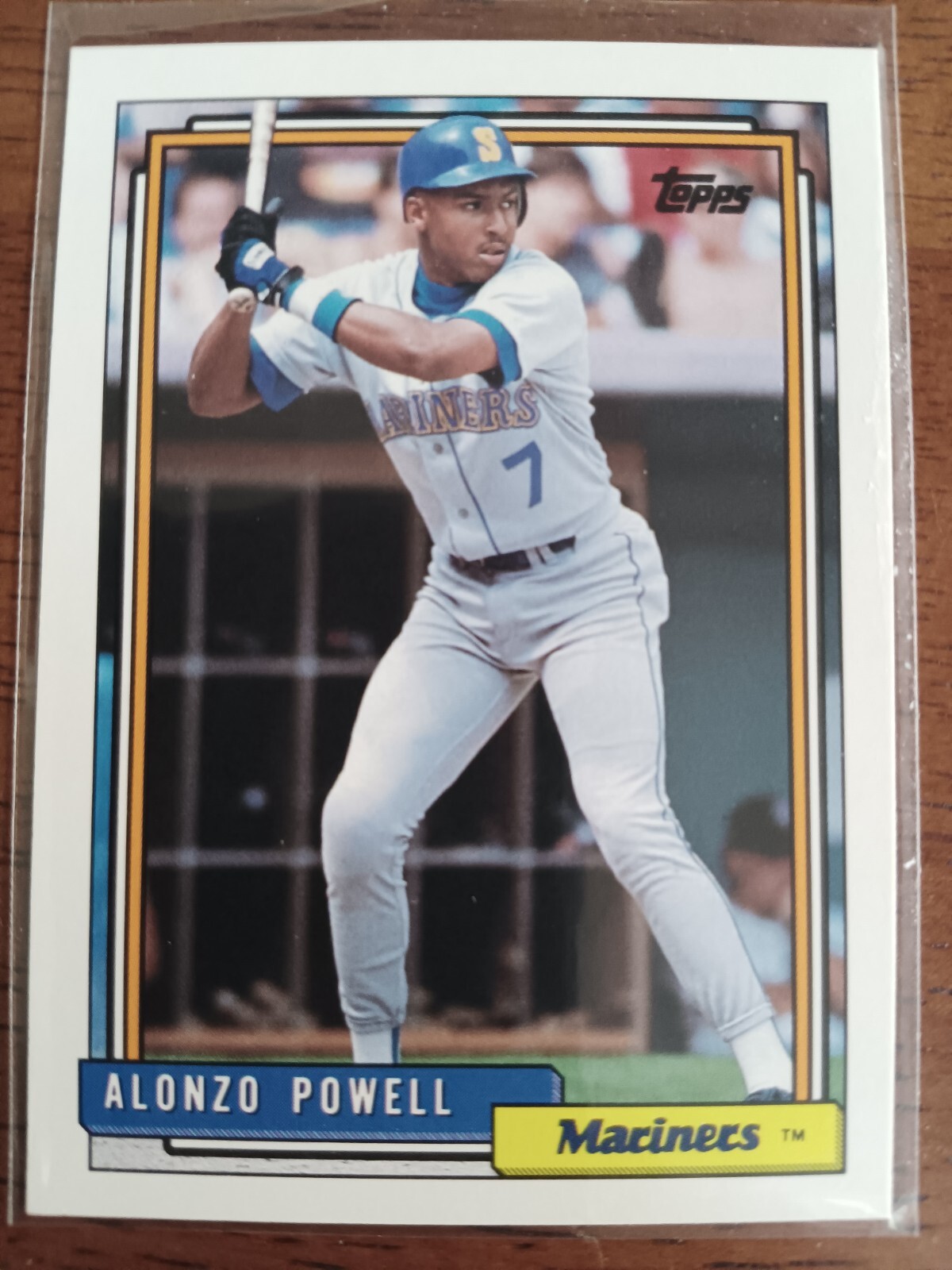 ALONZO POWEII SEATTLE MARINERS 1992 TOPPS BASEBALL CARD #295 | eBay