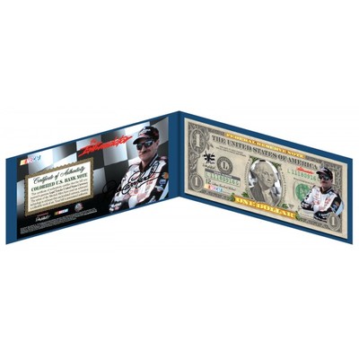 DALE EARNHARDT NASCAR #3, COLORIZED 1 DOLLAR BILL,*COLLECTIBLE,CRISP ...