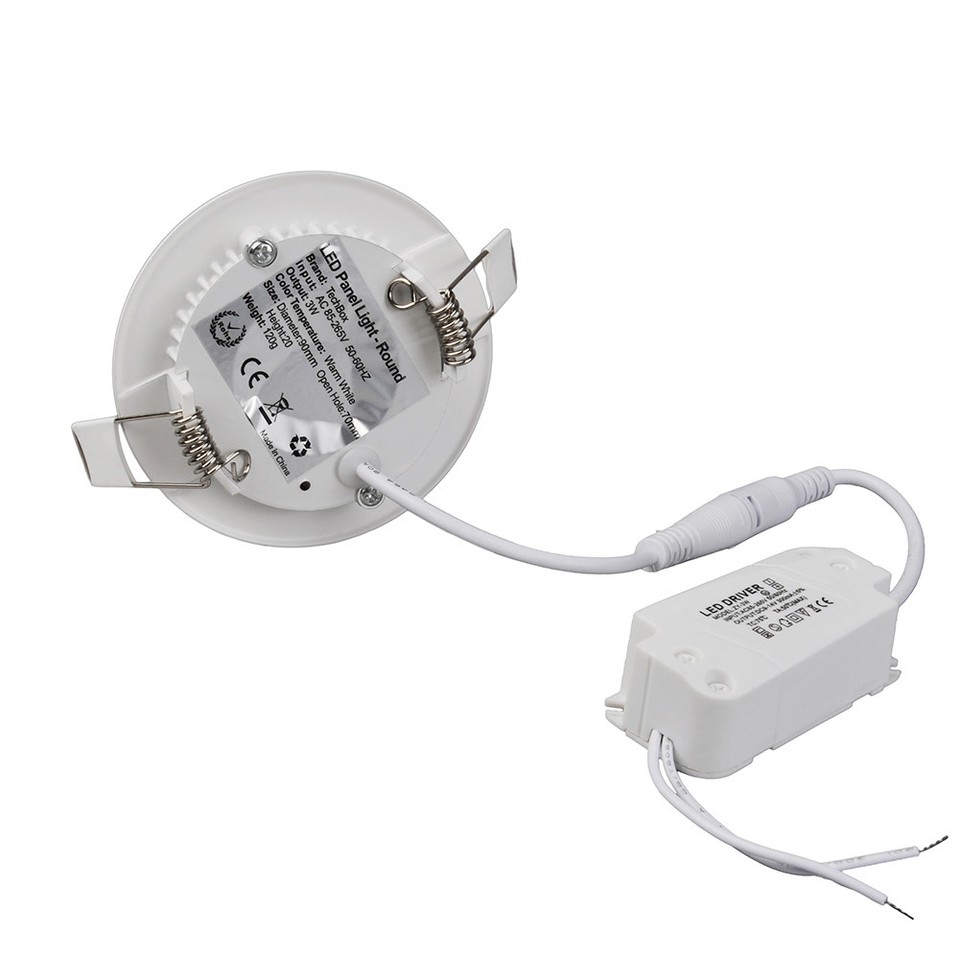 6W 9W 12W 15W 18W LED Recessed Ceiling Panel Down Lights Bulb Slim Lamp ...