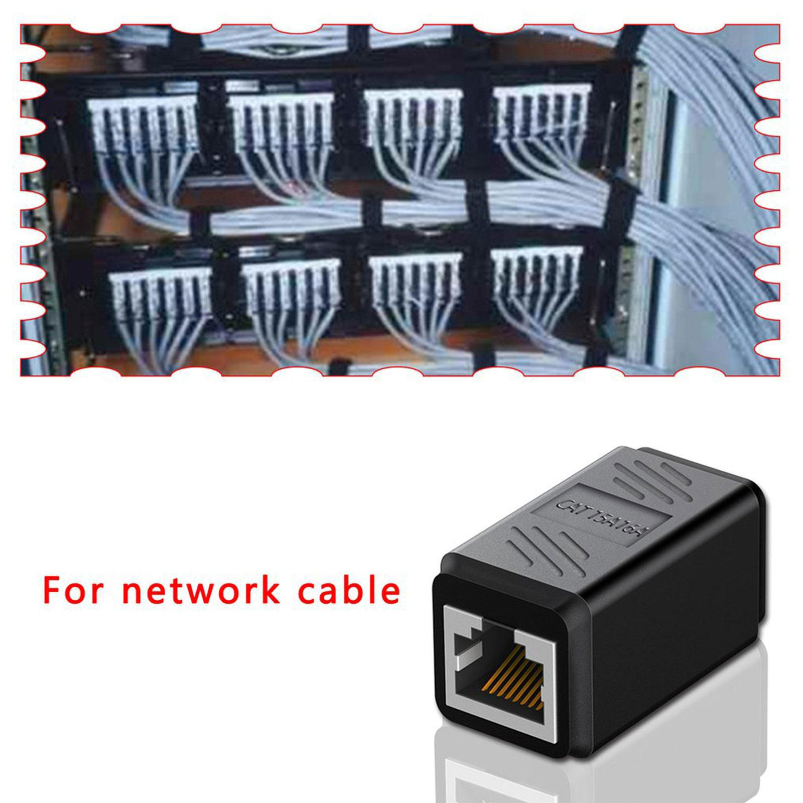 RJ45 Network Coupler Ethernet Connectors Ethernet Cable Extender ...