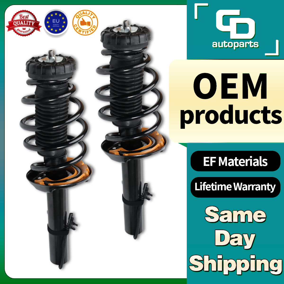 84677093 w/ Electric 2 Front Shock Strut Assys for Cadillac XTS 3.6L ...