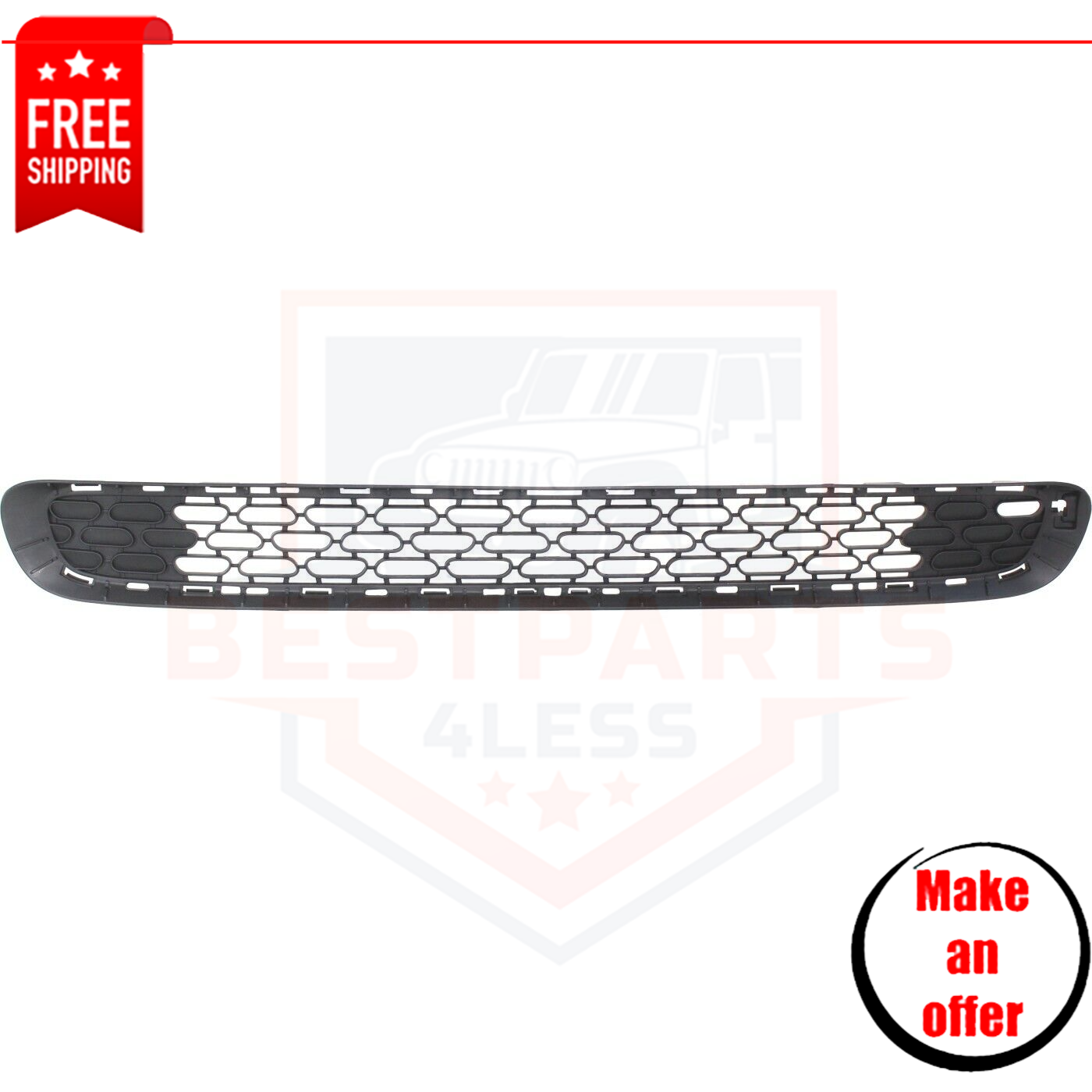 New Bumper Grille MC1036106 51117337793 textured for 2016-2021 Mini ...