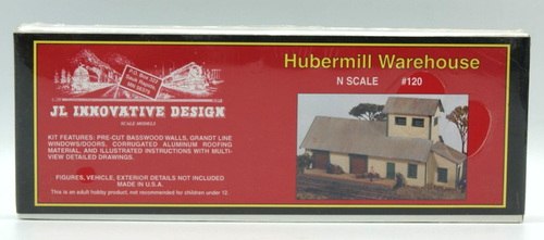 JLI - N Scale - Hubermill Warehouse "Laser Cut wood BUILDING KIT", #120 ...