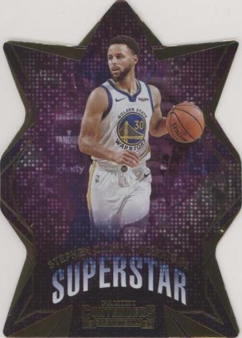 2019-20 Panini Contenders - Superstar Die-Cuts Stephen Curry #3 for ...