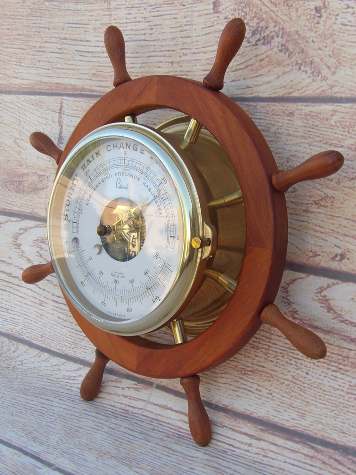 Colonial Nautical Compensated Precision Barometer Germany | eBay