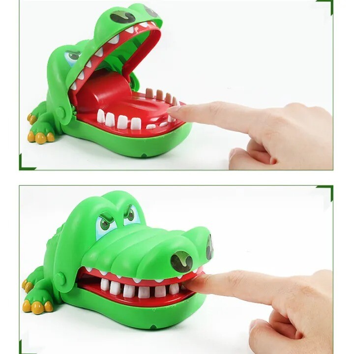 Crocodile Finger Snap Game Funny Biting Hand Dentist Tooth Toy | eBay